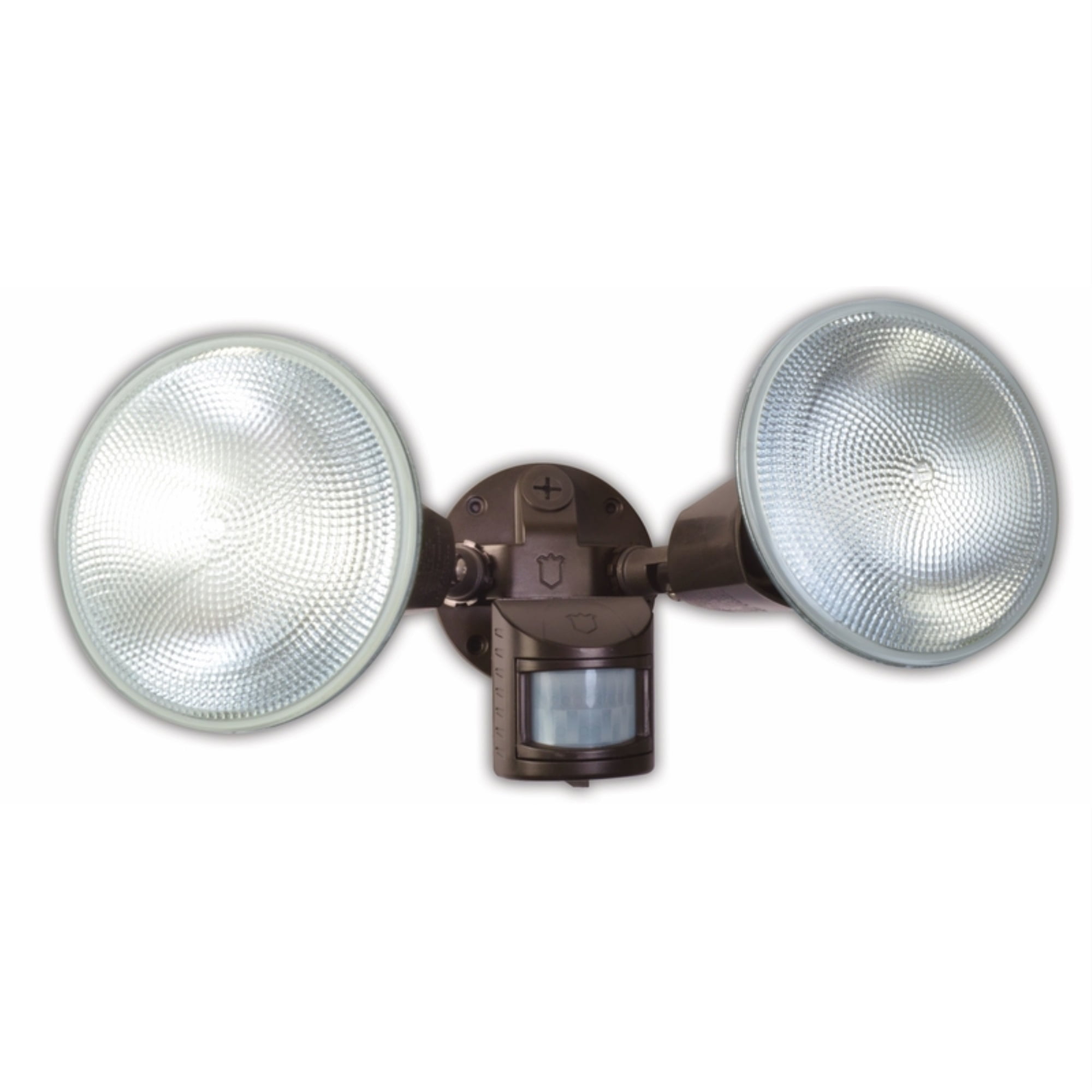 Designers Edge Motion-Sensing Hardwired Halogen Bronze Security ...