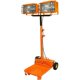 Designers Edge Telescoping Metal Halide Industrial Work Light, Orange ...