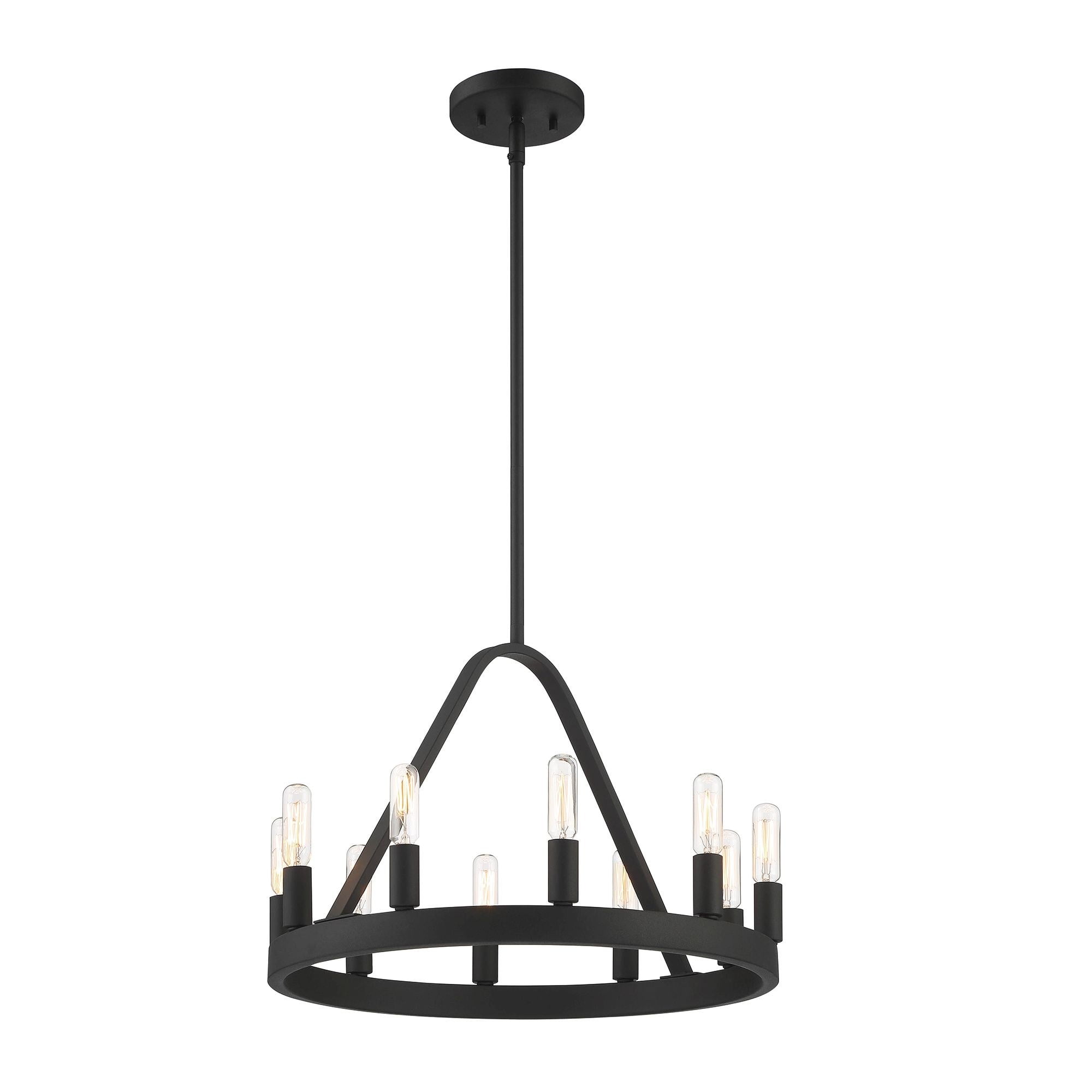 Designers Fountain Carousel 10 Light Black Chandelier, D254C-10CH-BK - Walmart.com