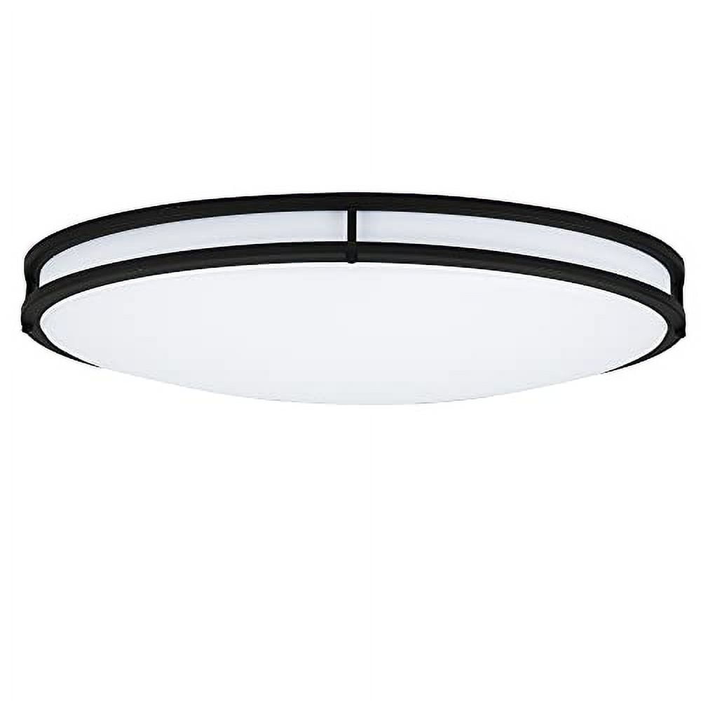 Designers Fountain Flush Mount Ceiling Light, 24 Inch Oval LED Lighting ...