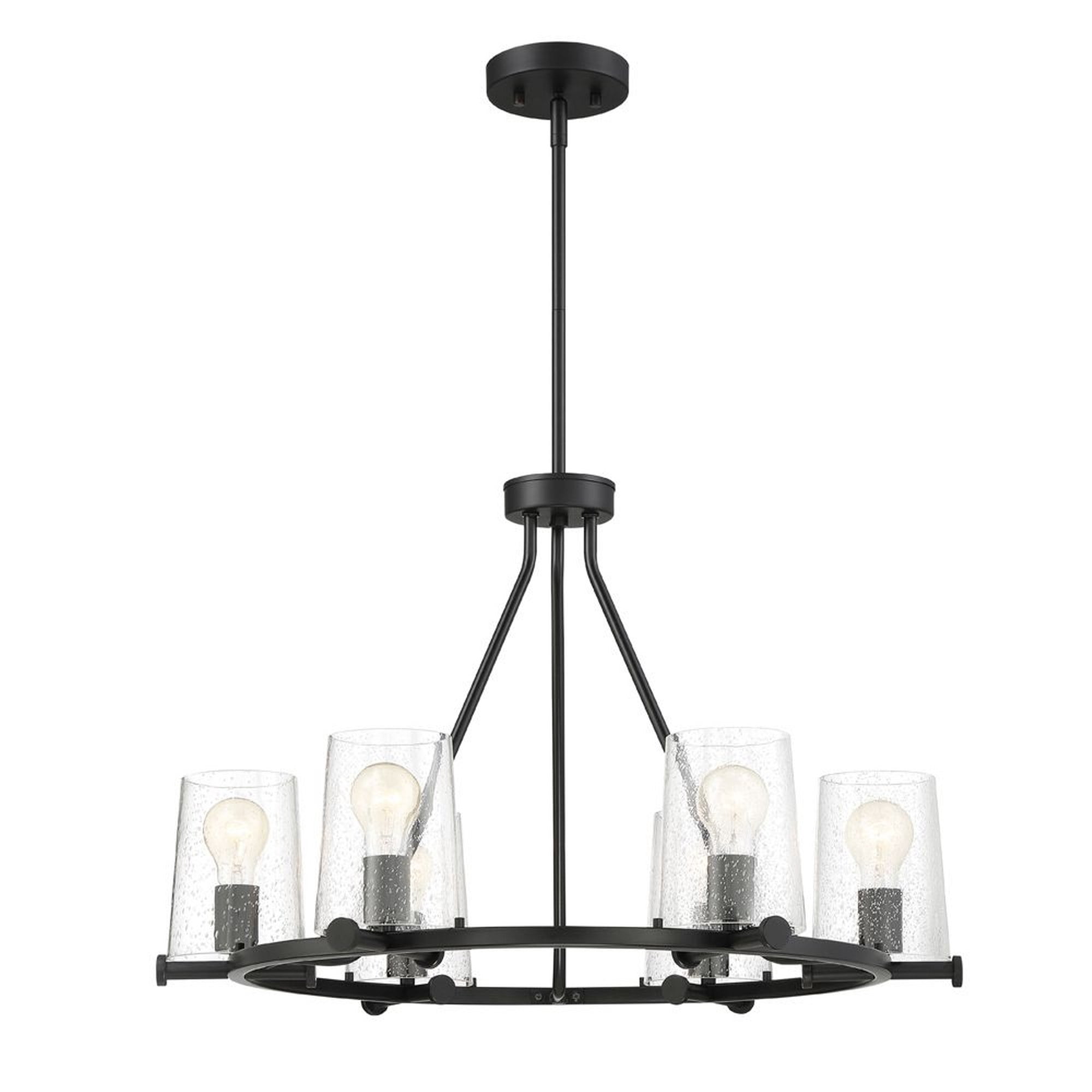 Designers Fountain Matteson Matte Black 6 Chandelier, 95886-MB ...