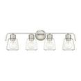 Designers Fountain Riley Bathroom Vanity Light Fixture, Satin Platinum ...