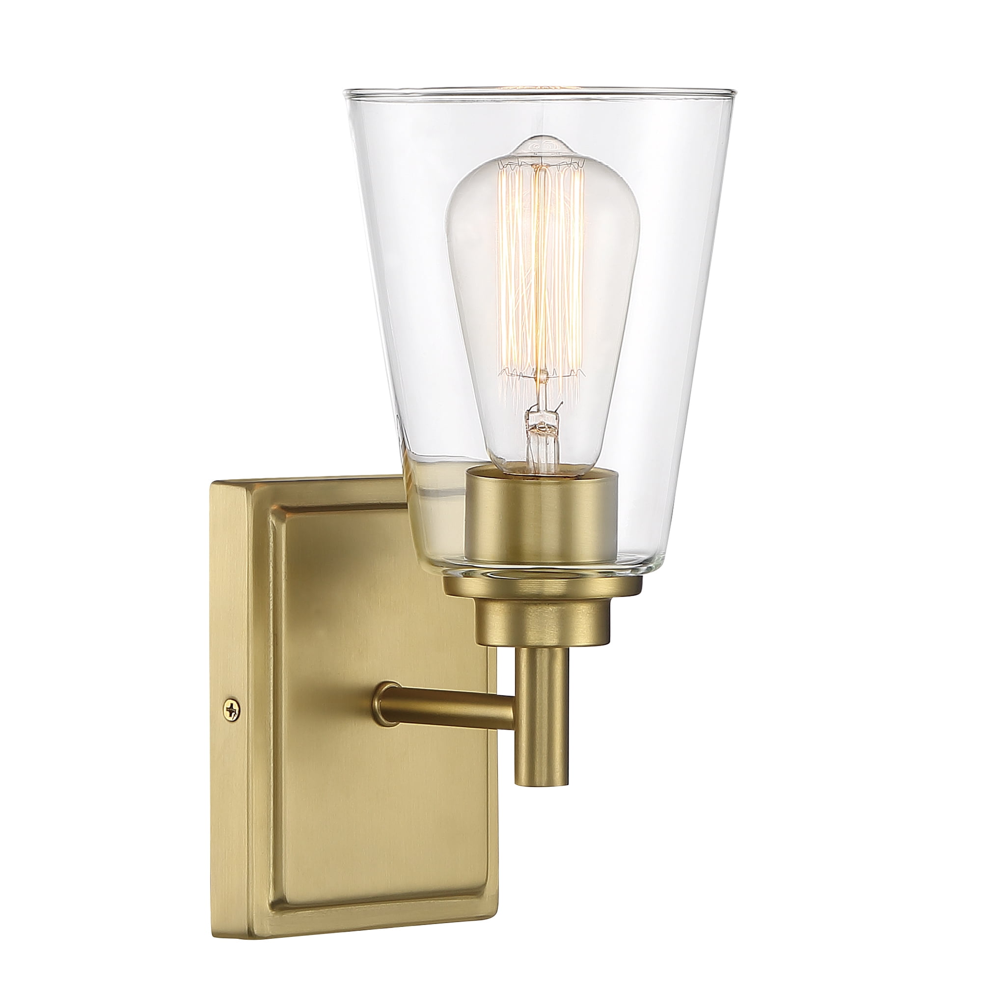 Designers Fountain Westin 1 Light Brushed Gold Bathroom Vanity Light ...
