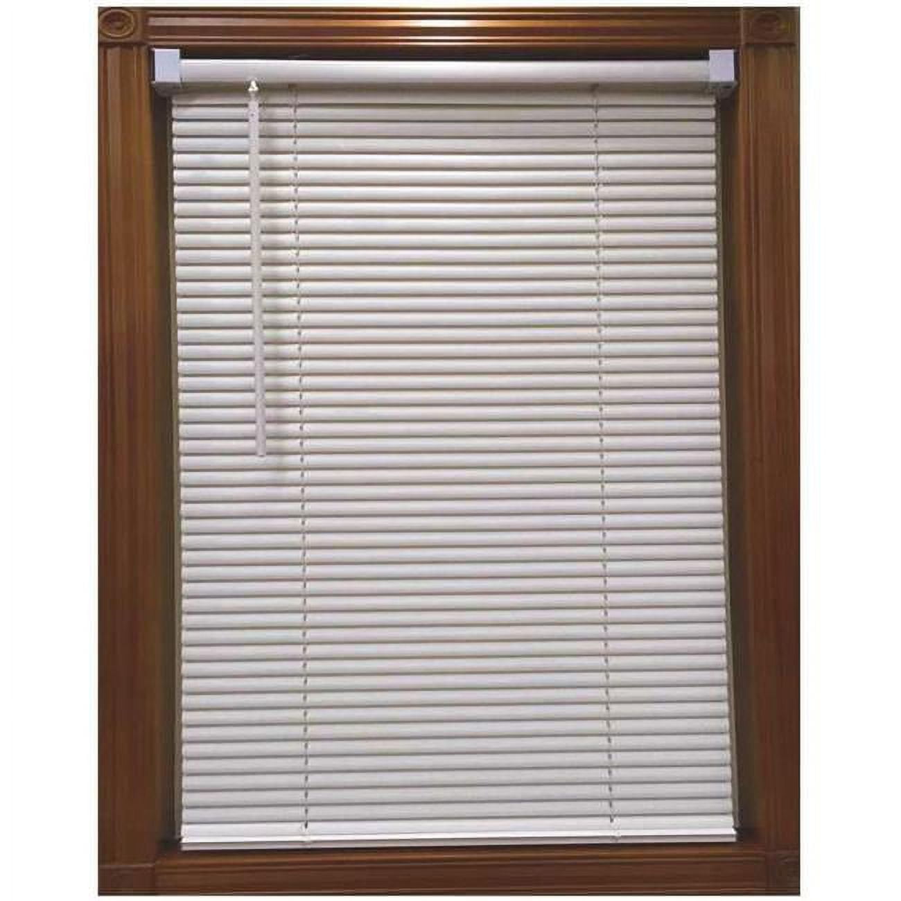 Designers Touch Cordless Mini Blinds, 72x72 in., Alabaster Vinyl, Light ...