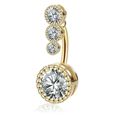 2026 Unisex 3Pcs/Lot Surgical Steel Belly Piercing 14G Heart Jewelry ...