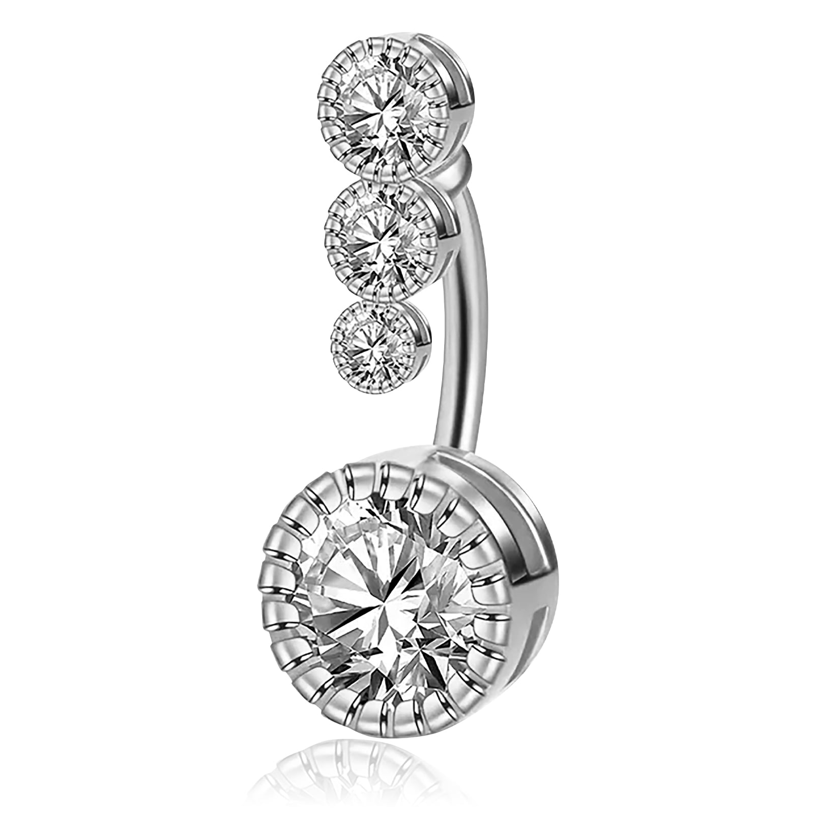 Designice 14G Belly Button Ring,Candy Navel Ring,CZ Piercing Jewelry ...
