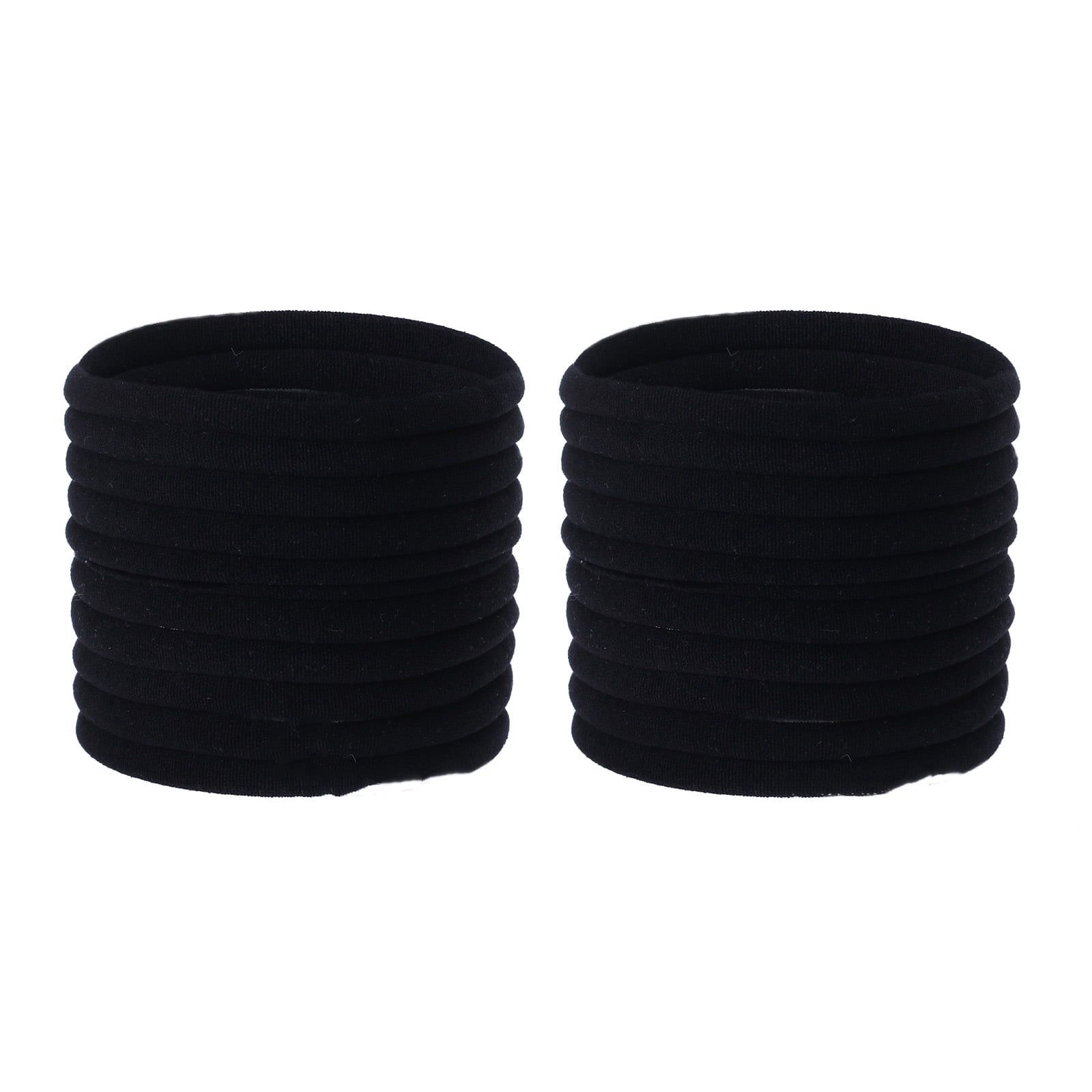 Designice 20 Pcs Hair Ties, Soft and Elastic Hairbands, No-Crease Thick ...