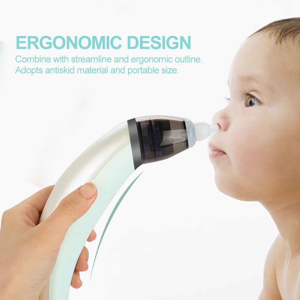 Designice Rechargeable Baby Nasal Aspirator - Electric Nose Suction for ...