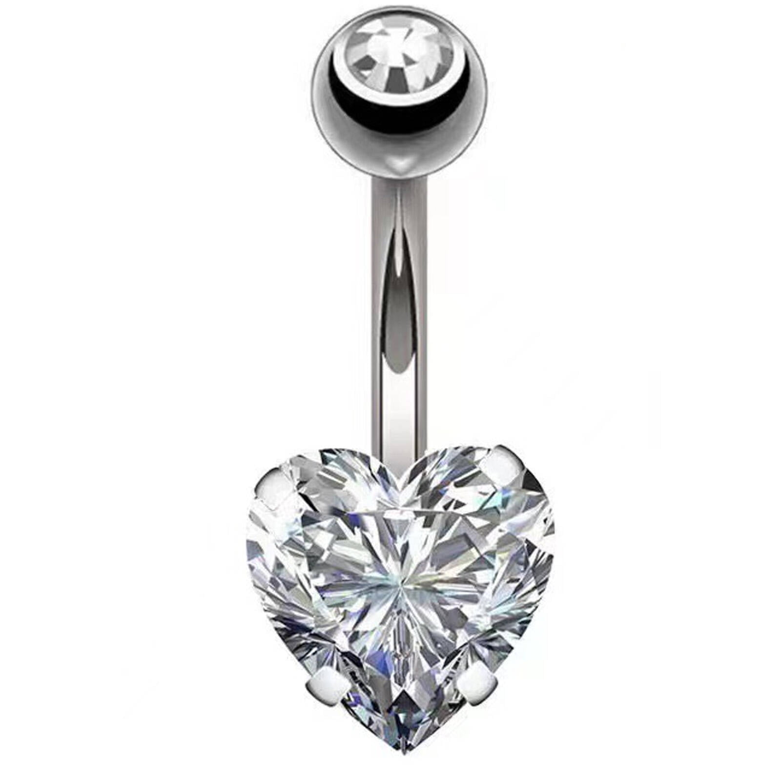 Designice Belly Button Ring,Stainless Steel Material Belly Rings ...