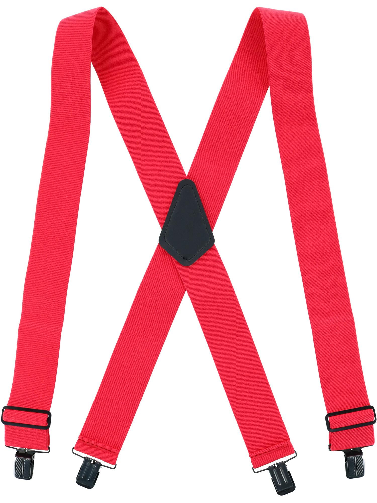 Perry Suspenders Solid Color X-Back Clip-End Suspenders (Men) - Walmart.com