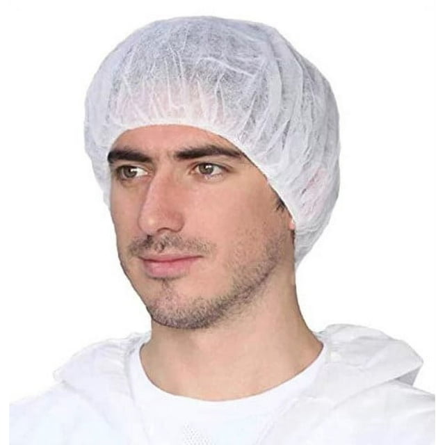 "Designice Qian sou Disposable Bouffant Caps, 21"" Hair Nets for Food ...