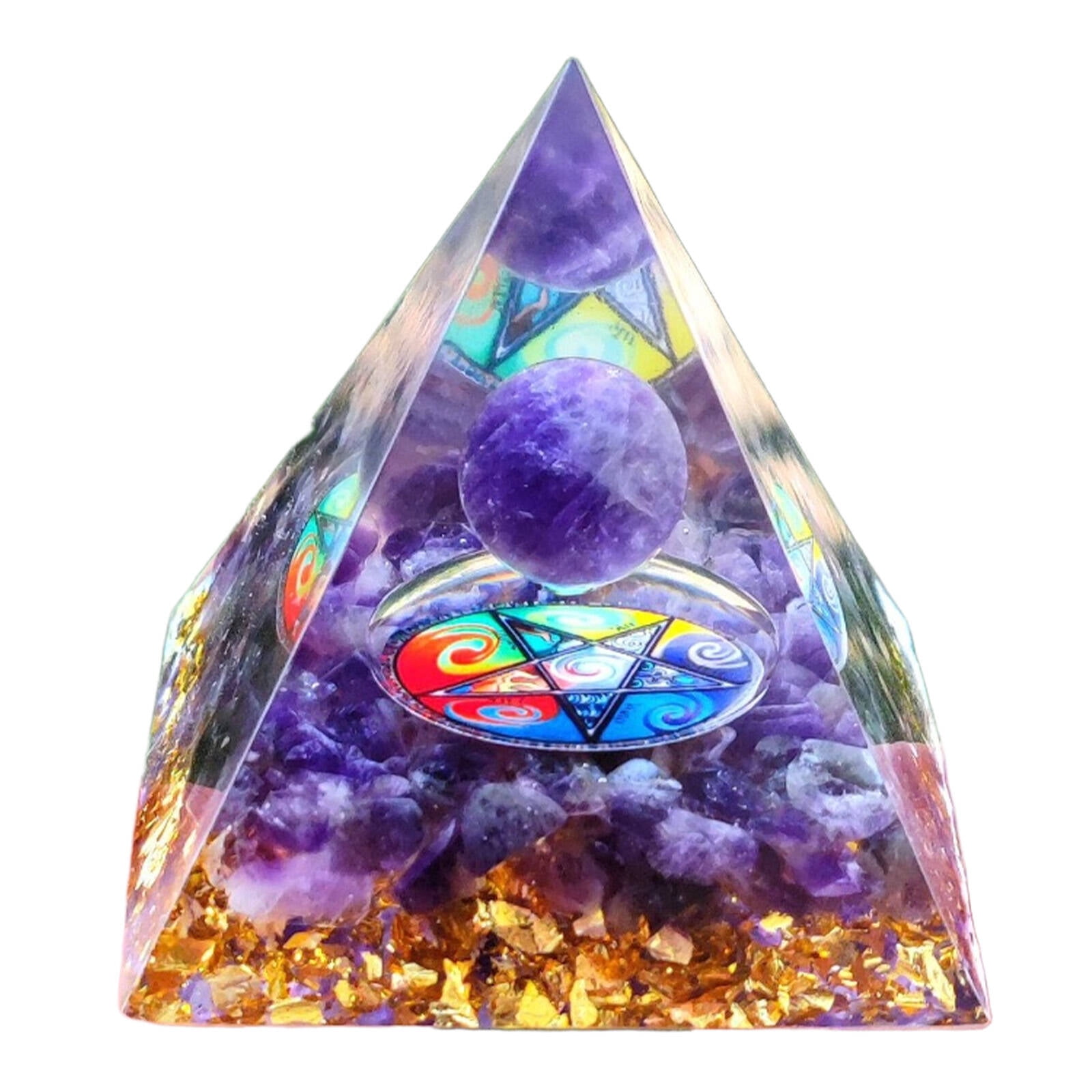 Designice Sculpture,Crystal Ball Table Decor,Multi-Functional ...