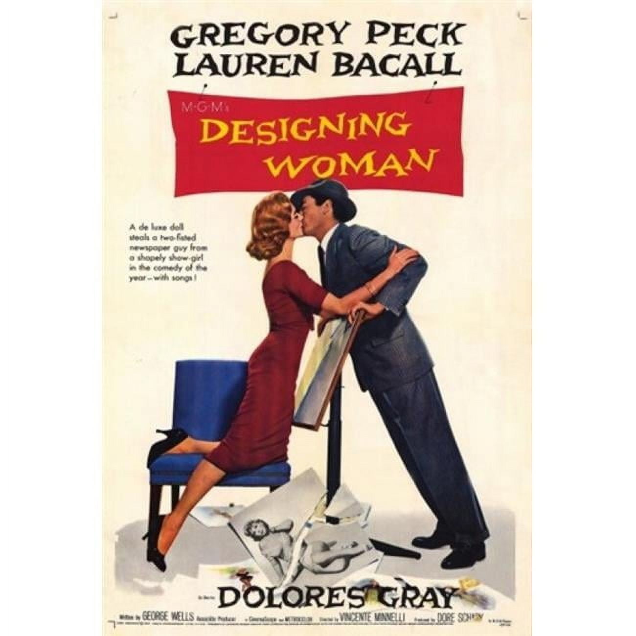 Designing Woman Movie Poster - 11 x 17 in. - Walmart.com