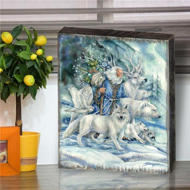Designocracy 85922862B-JB-18 18 x 12 in. Cool Winds Father Winter ...