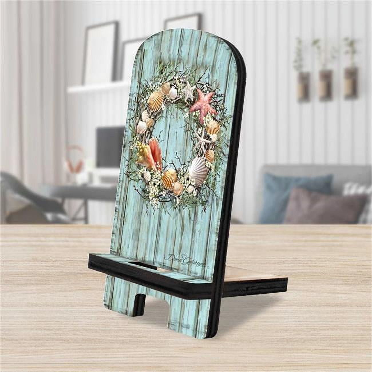 Designocracy 892099-DG 6 x 3 x 3 in. Shells Coastal Wreath Cell Phone ...