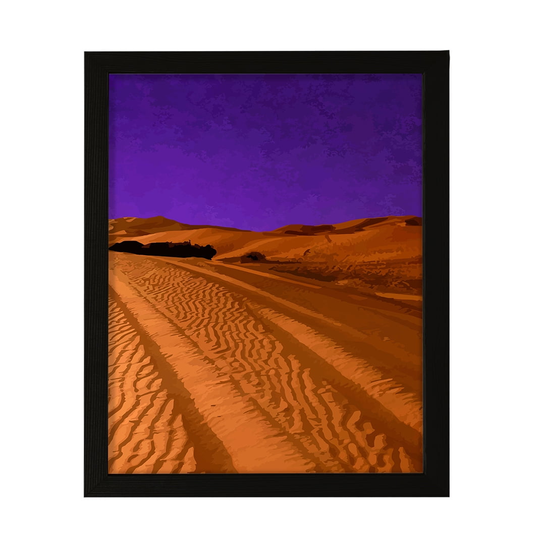 Designs ByLITA Deep Violet Desert Night, 8 x 10 Wall Print (Unframed ...