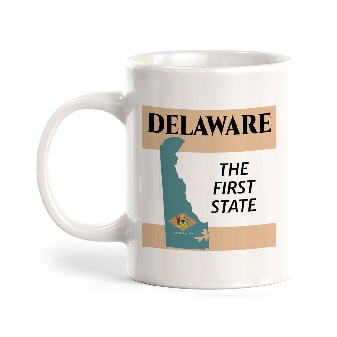 Designs ByLITA Delaware: The First State 11oz Plastic Coffee Mug ...