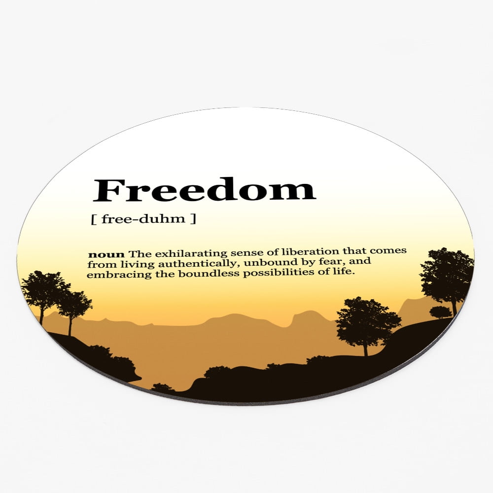 Designs ByLITA Freedom Circle (Yellow Background) | Definitions Designs ...