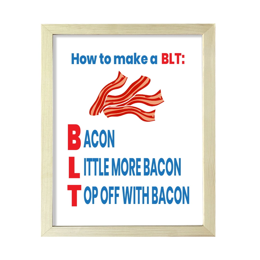 Designs ByLITA How To Make A BLT: Bacon Little More Bacon Top Off With ...