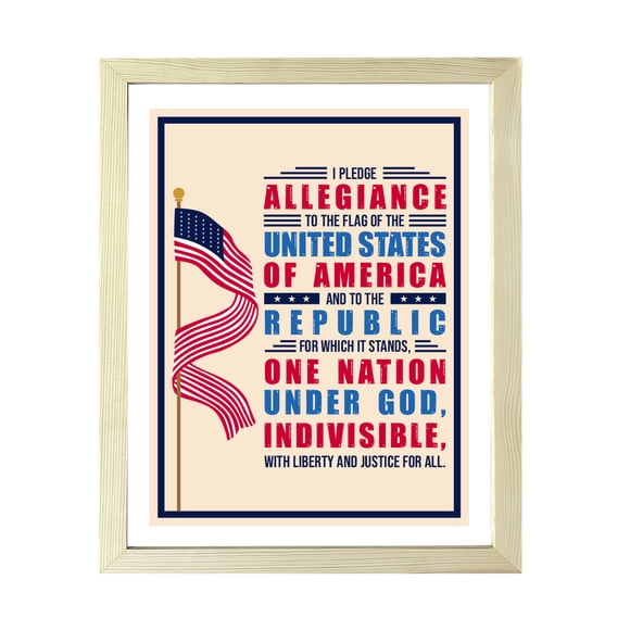 American Flag Pledge Allegiance