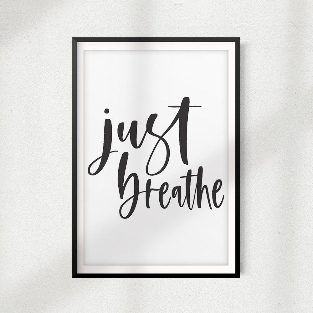 Designs ByLITA Just Breathe 5" x 7" UNFRAMED Print Home Dcor ...