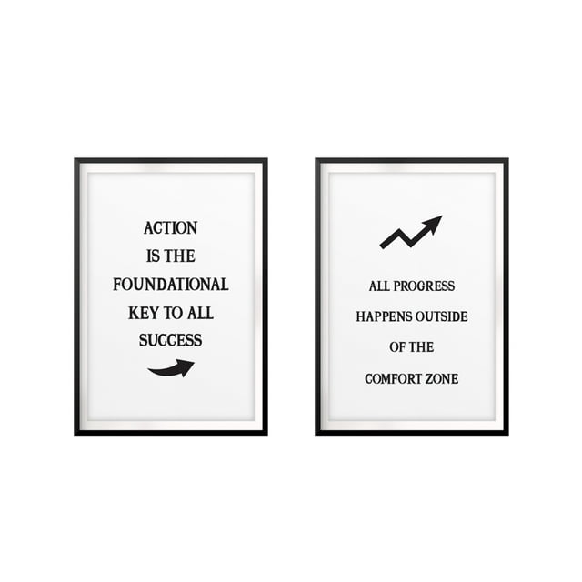 Designs ByLITA Motivational Quotes 11 x 14" Wall Art UNFRAMED Print (2 ...