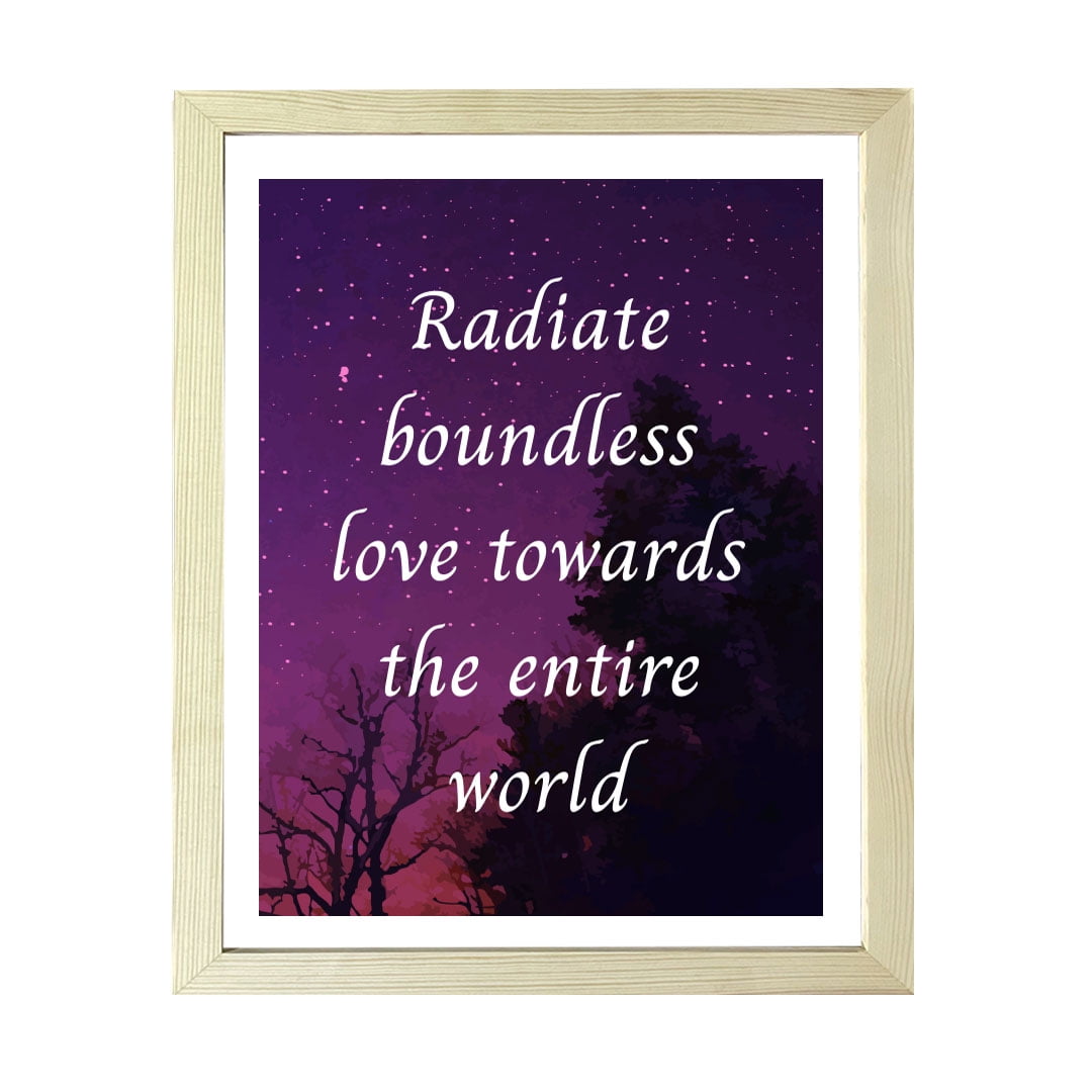Designs ByLITA Radiate Boundless Love Towards The Entire World, 8 x 10 ...