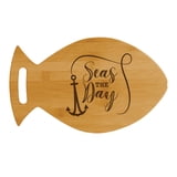 Designs ByLITA Seas The Day 14 x 8.5" Fish Shape Cutting Board ...