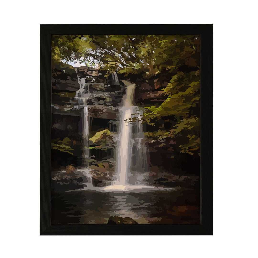 Designs ByLITA Secret Rustic Waterfall, 8 x 10 Wall Print Inspirational ...