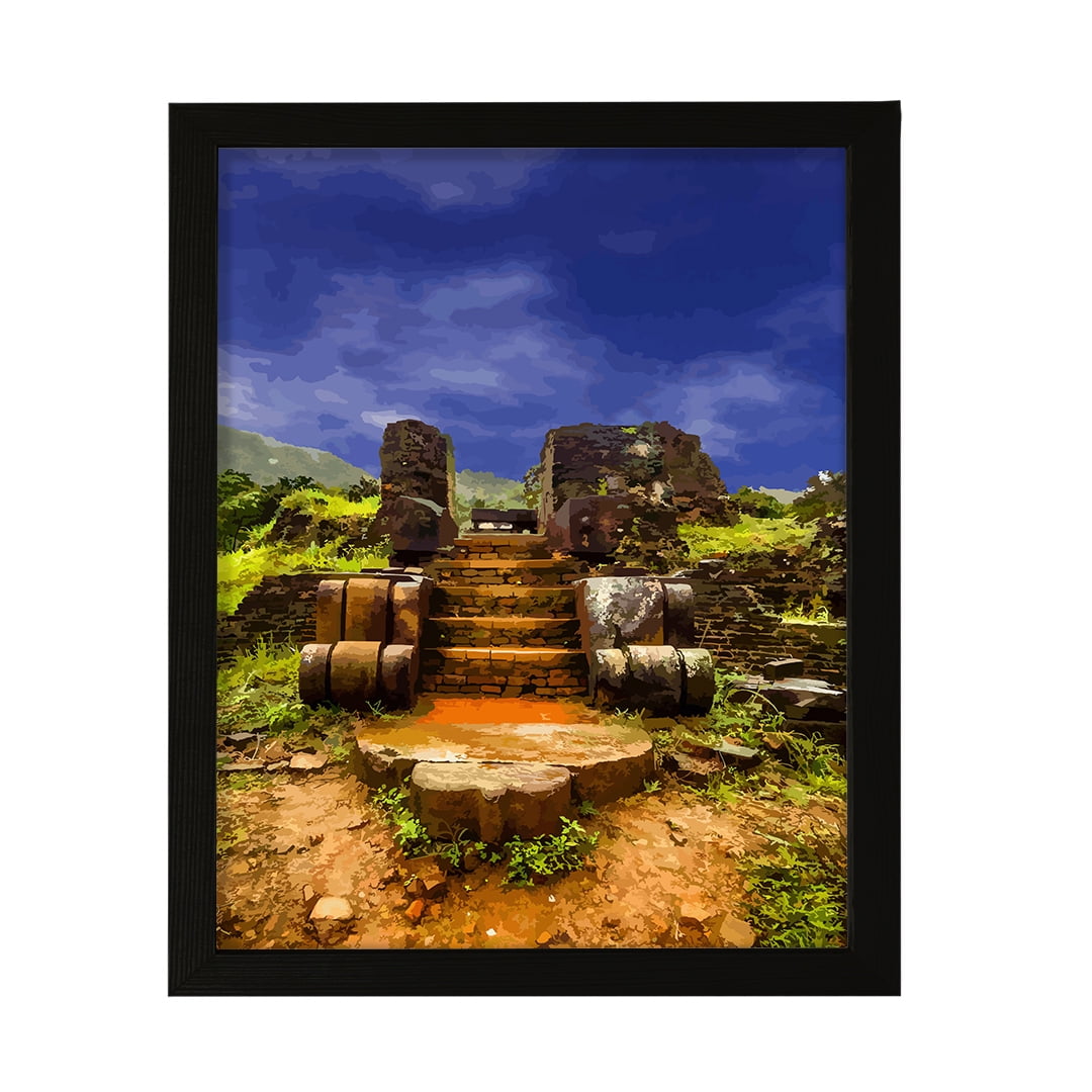 Designs ByLITA Sunset Ancient Footsteps, 5 x 7 Wall Print (Unframed ...
