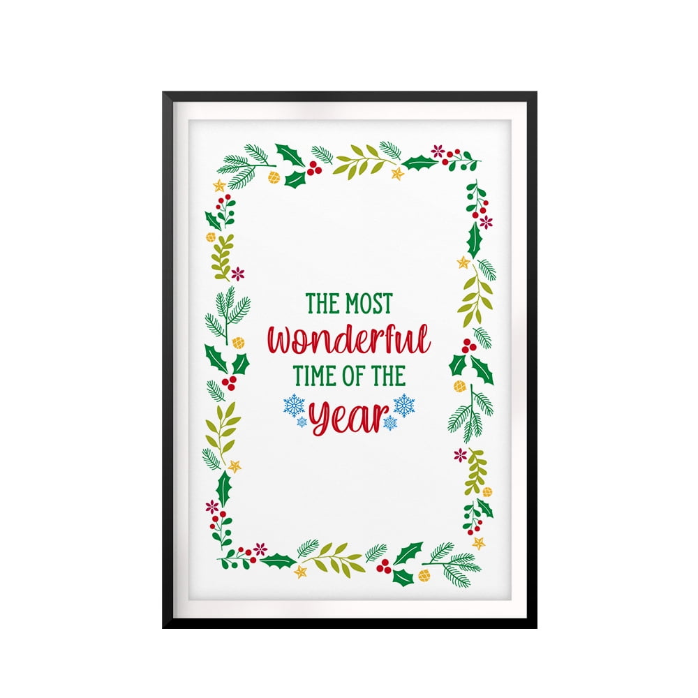 Designs ByLITA The Most Wonderful Time Of The Year 5 x 7 UNFRAMED Print ...
