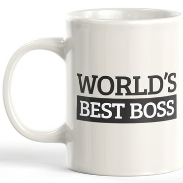 The Office Dunder Mifflin World's Best Boss Coffee Mug - Walmart.com