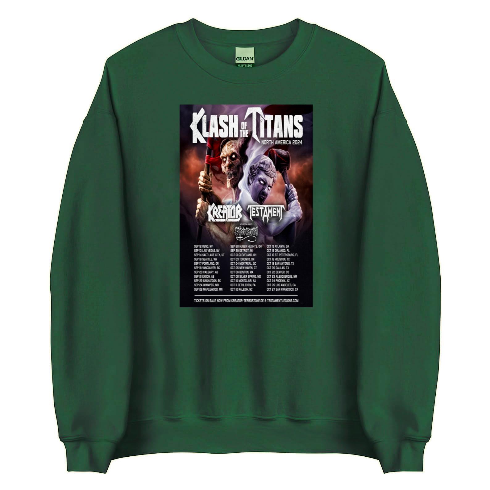 Designs Klash Of The Titans Returns To North America 2024 Shirt-TH5847 ...