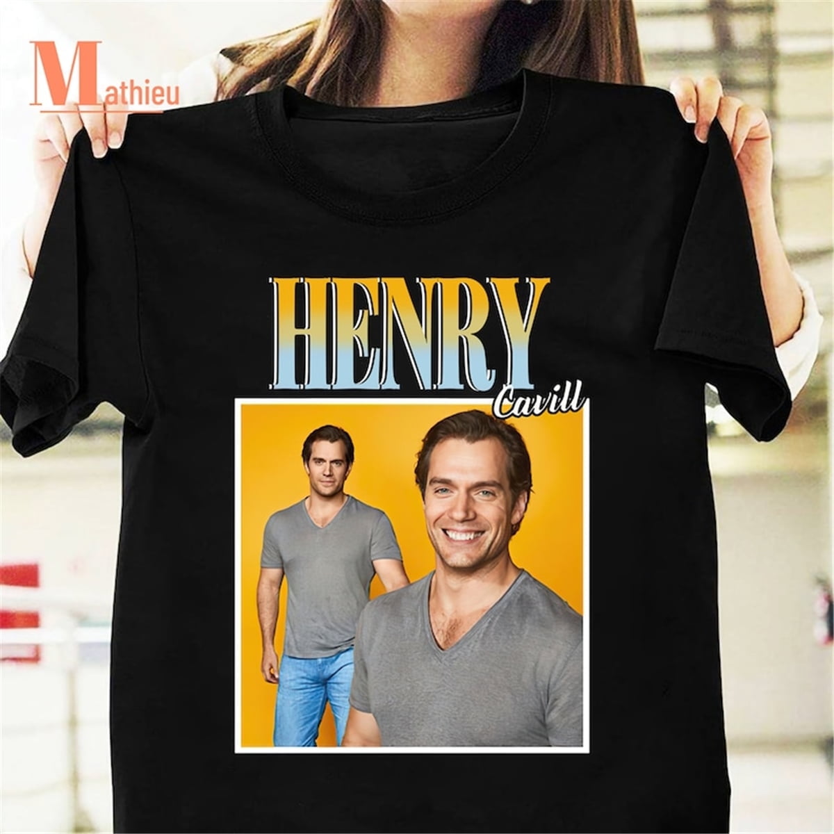Designs Unleashed Henry Cavill Homage Tshirt, Superman Shirt, Henry ...