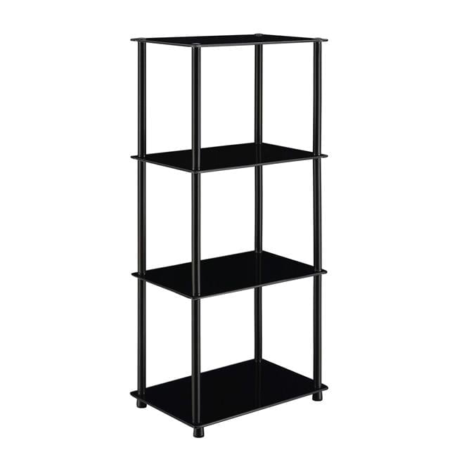 Designs2Go Classic Glass 4 Tier Tower, Black - Walmart.com