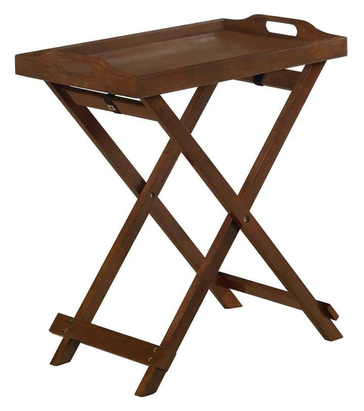 Designs2Go Folding Tray Table, Espresso - Walmart.com