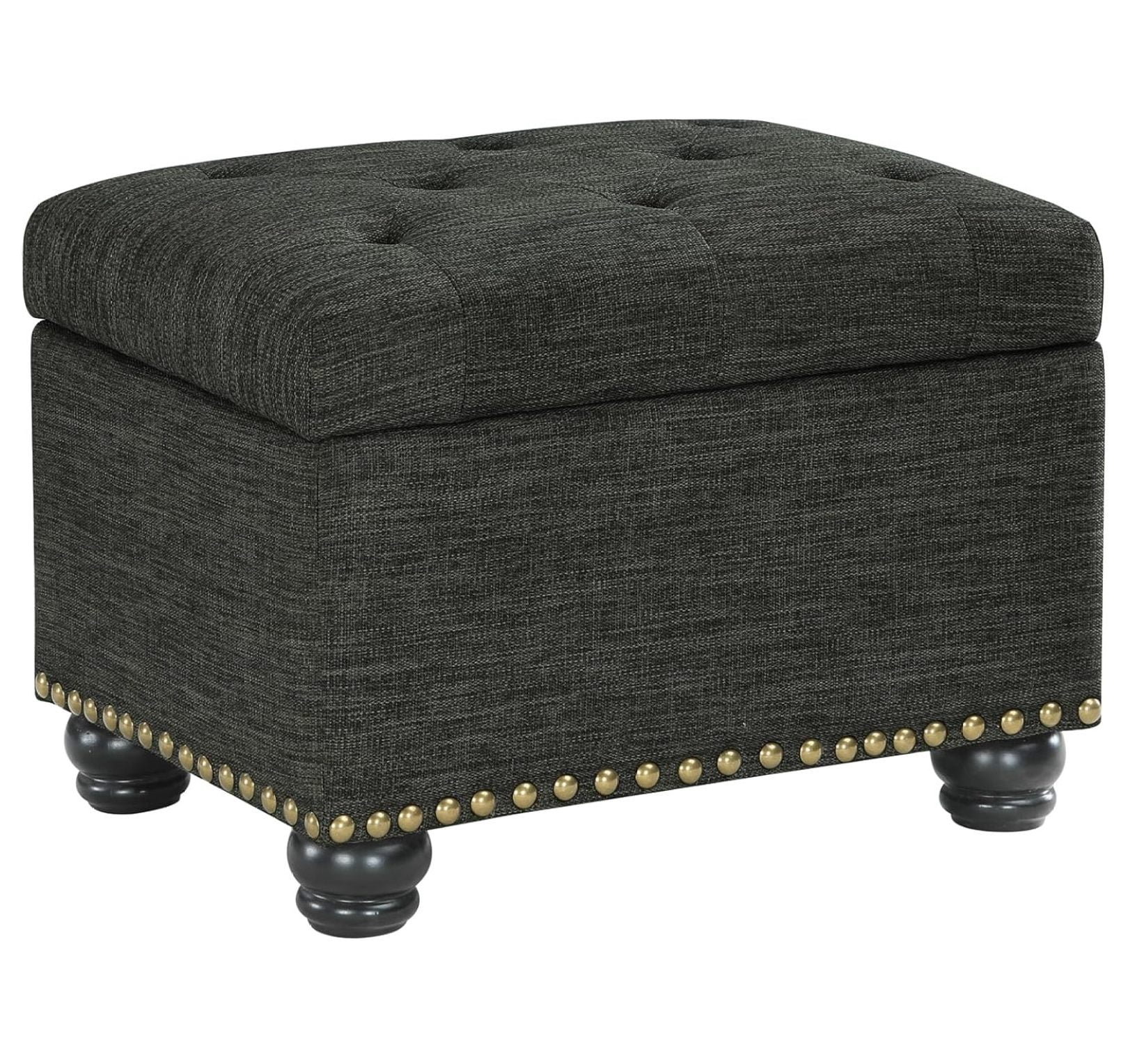 Designs4Comfort 5th Avenue Upholstered Storage Ottoman Contemporary ...