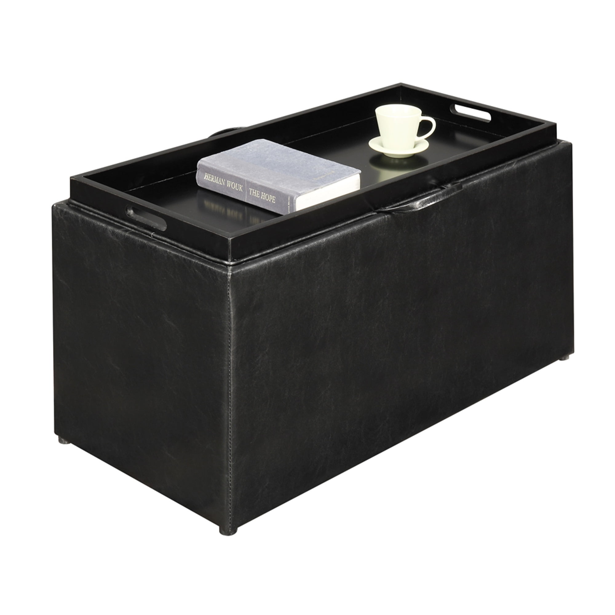 Designs4Comfort Sheridan Storage Bench with Reversible Tray and 2 Side ...