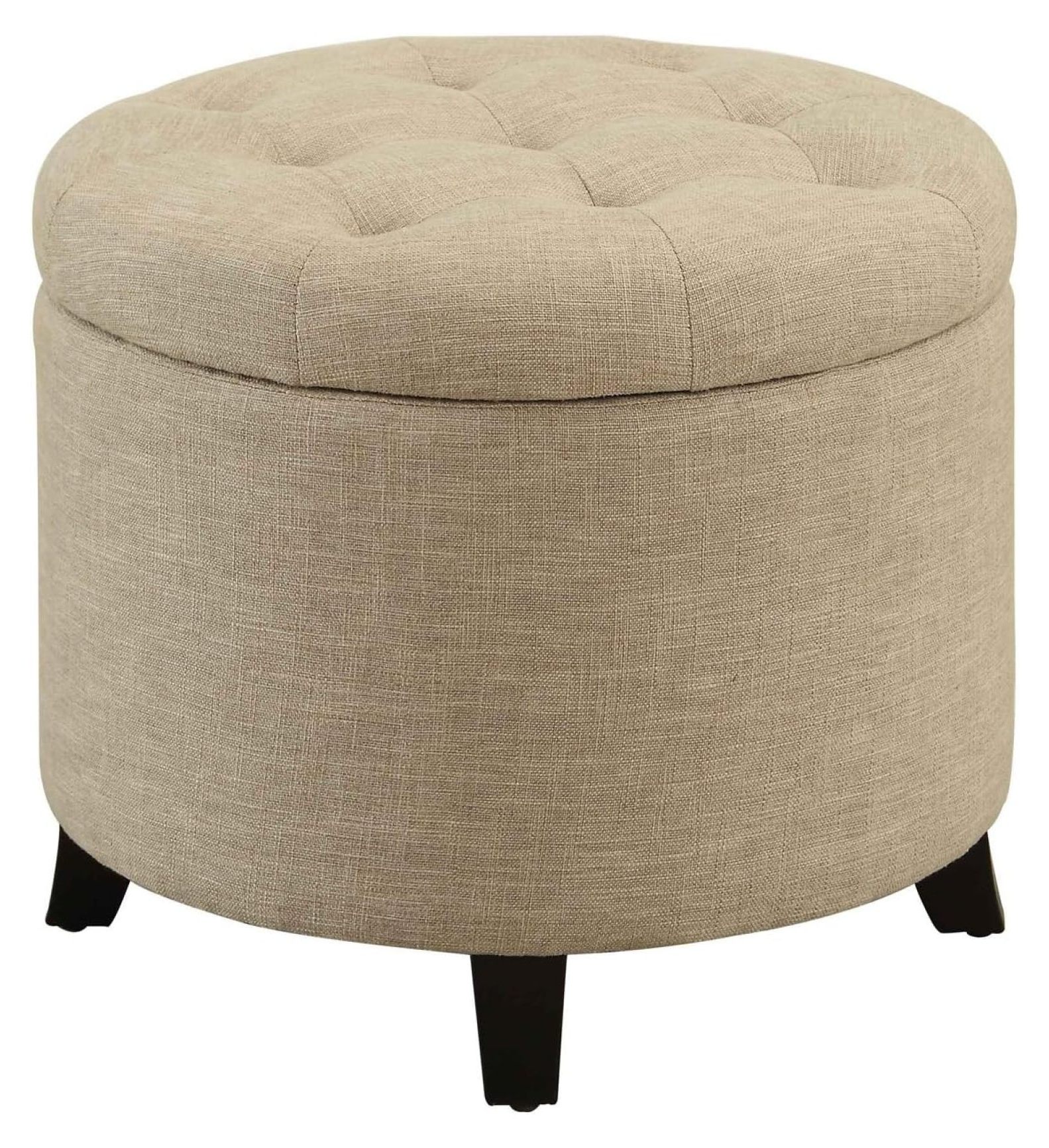 Designs4Comfort Storage Ottoman, Tan Fabric - Walmart.com