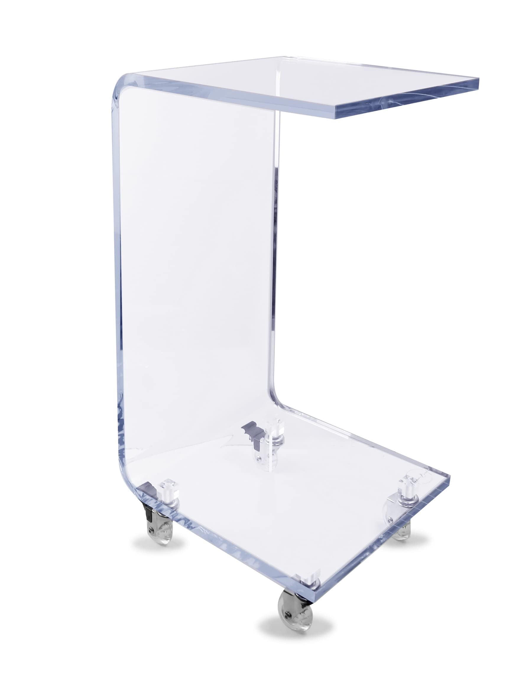 Designstyles Acrylic C Table - Small Side Table Living Room Decor ...