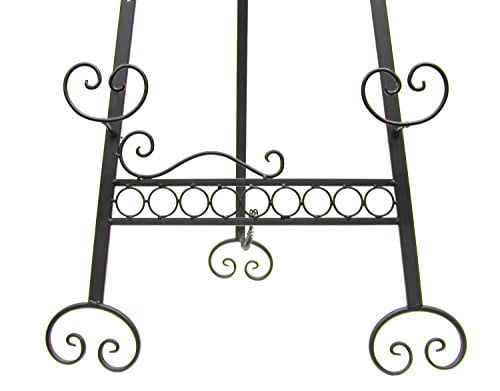 Designstyles Decorative Metal Easel Stand – Adjustable Floor Display ...