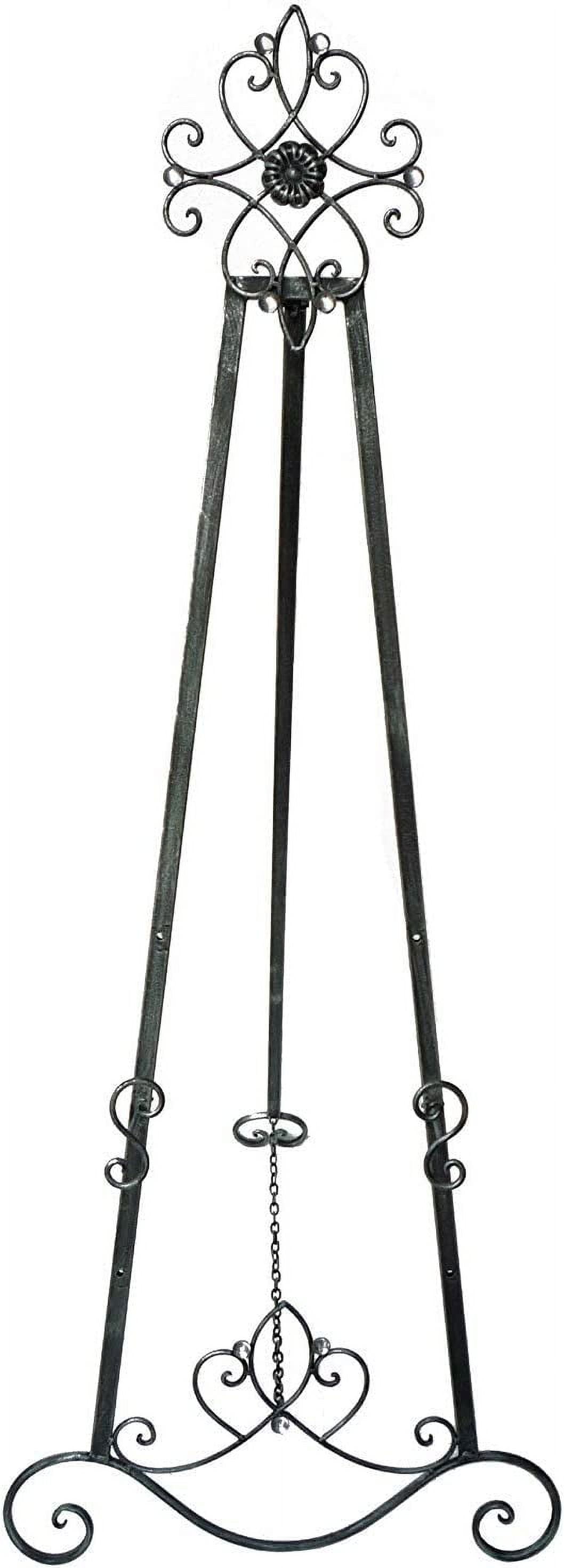Designstyles Decorative Metal Easel Stand – Adjustable Floor Display ...