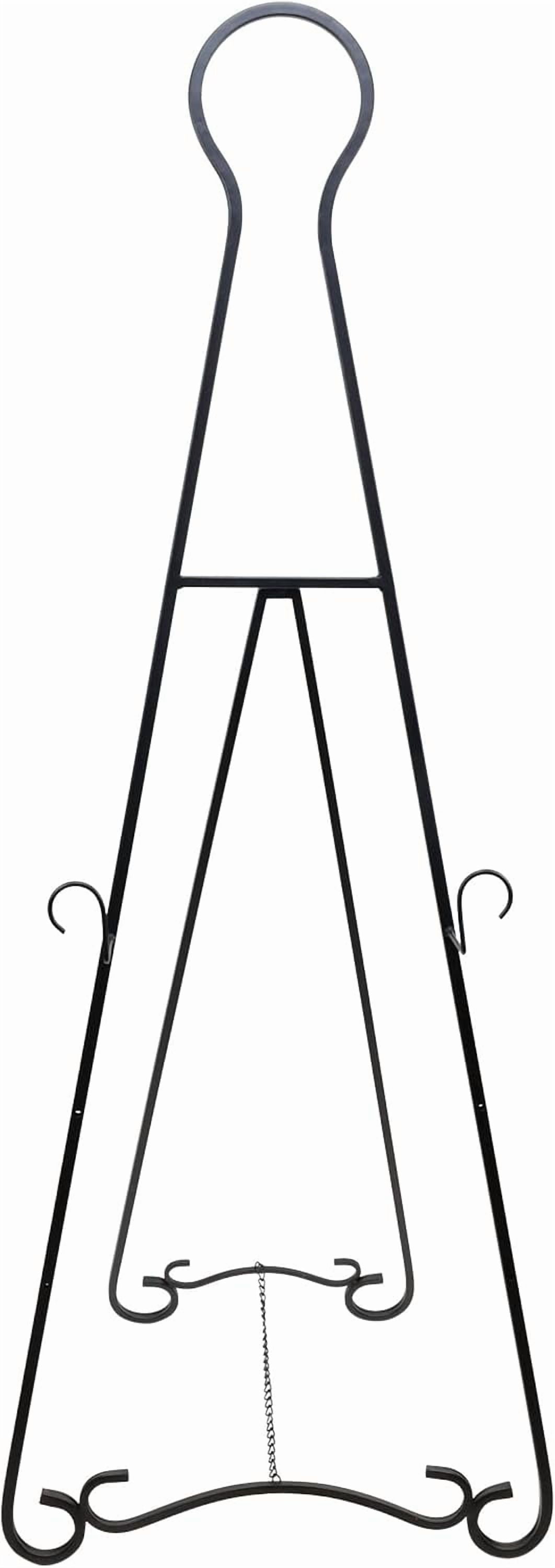 Designstyles Metal Easel Display Stand - Decorative Black Picture for Wedding Sign, Painting ...