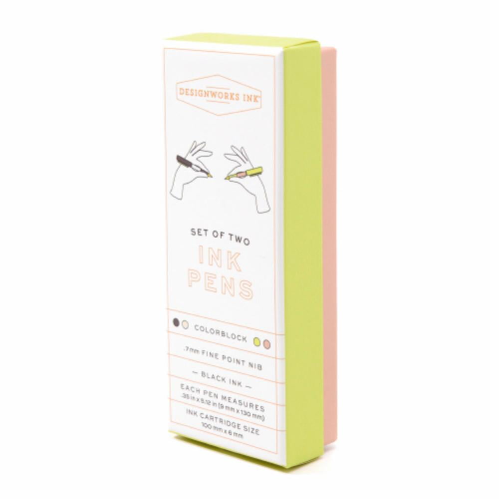 Color Block Pens - Set of 2 Collection - Walmart.com