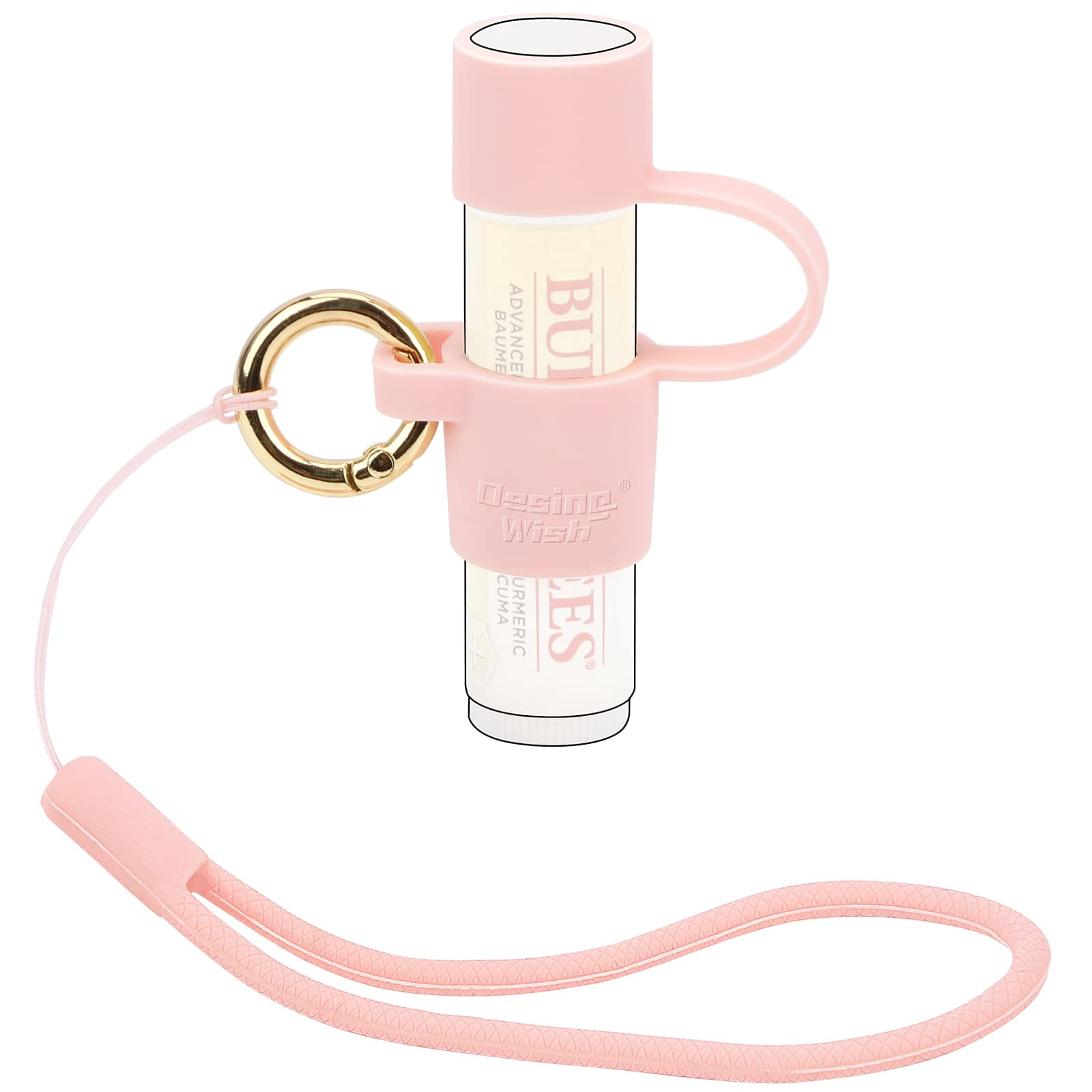 Keychain Wristlet Chapstick Holder