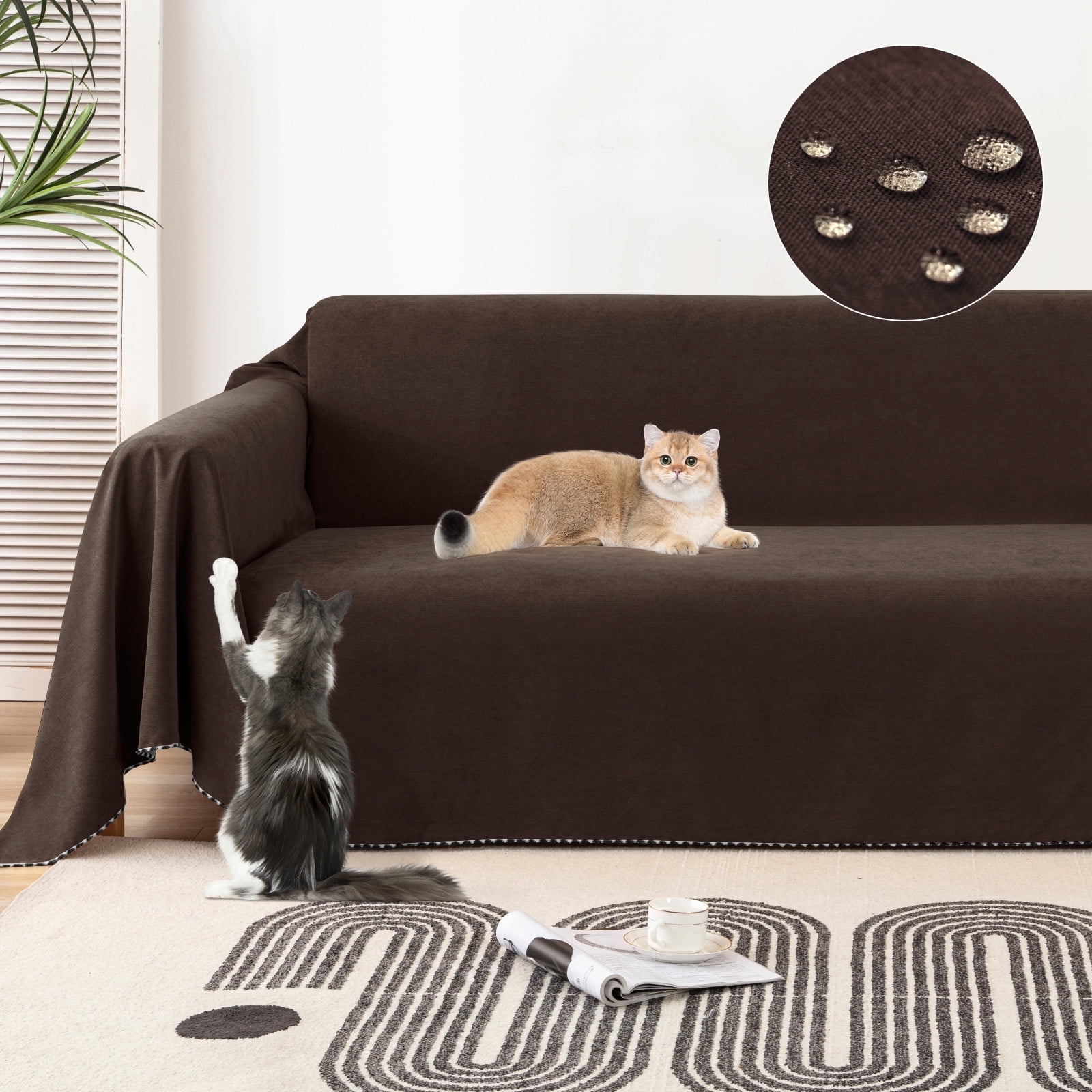 Sofa Cover Couch Cover Protector Sofa Throw Cover Slipcover Durable ...