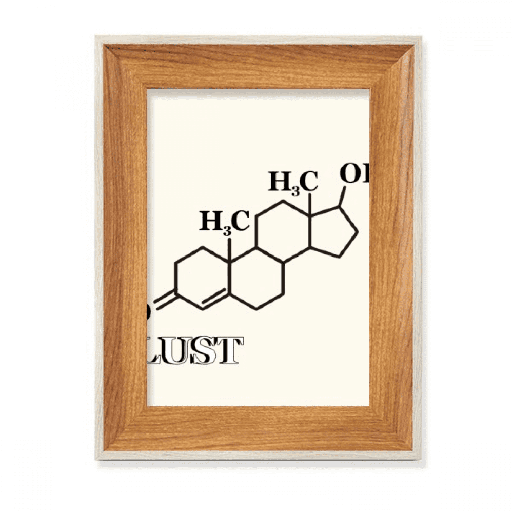Desire Love Molecular Structure Desktop Wooden Photo Frame Display ...