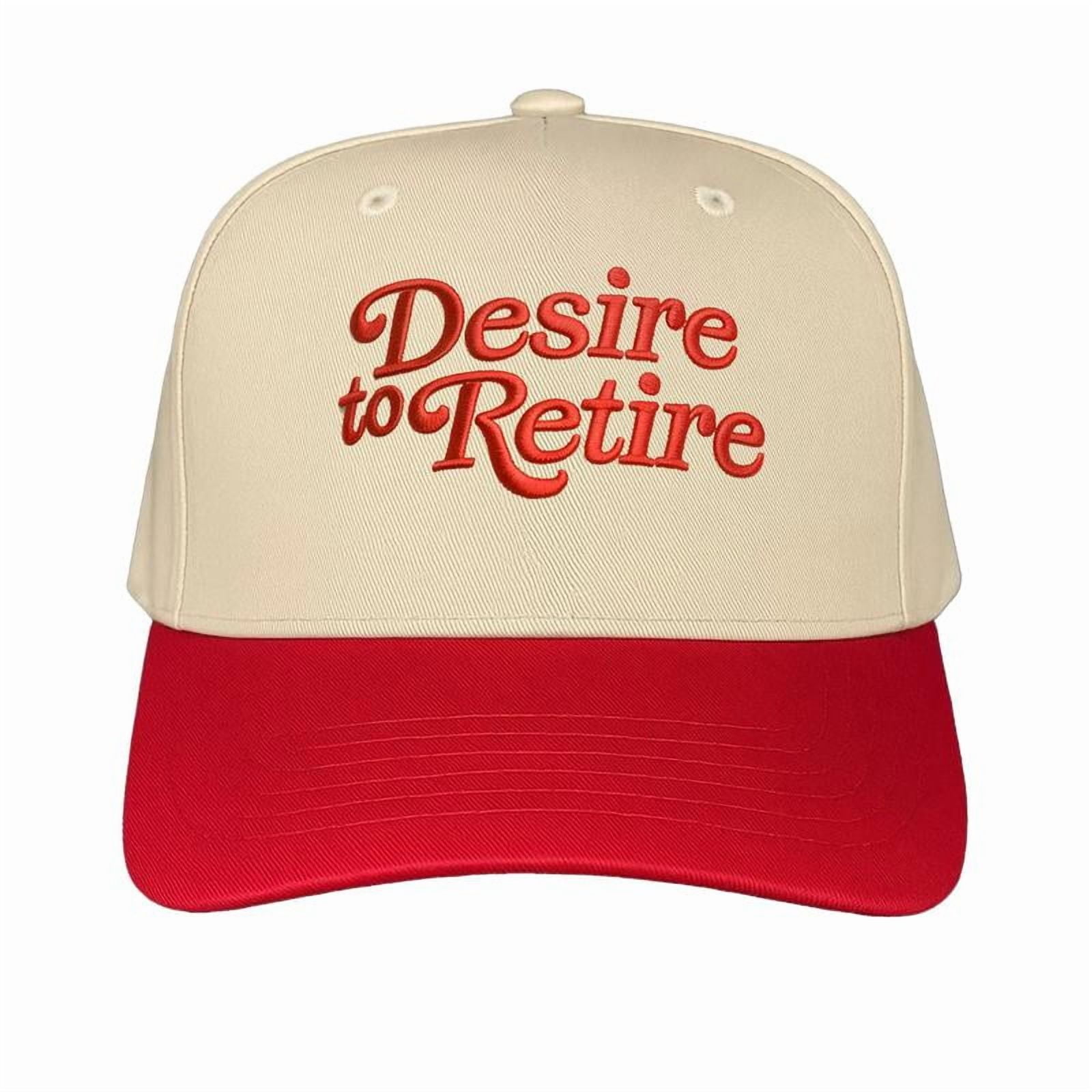 Desire to Retire Embroidered Trucker Hat, Fun Retirement Gift Idea for ...