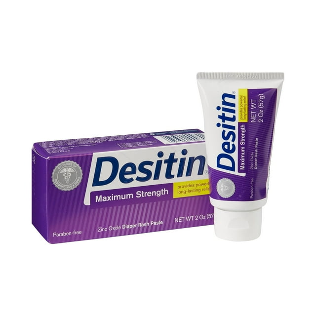Desitin Maximum Strength Diaper Rash Paste, Johnson & Johnson Consumer ...