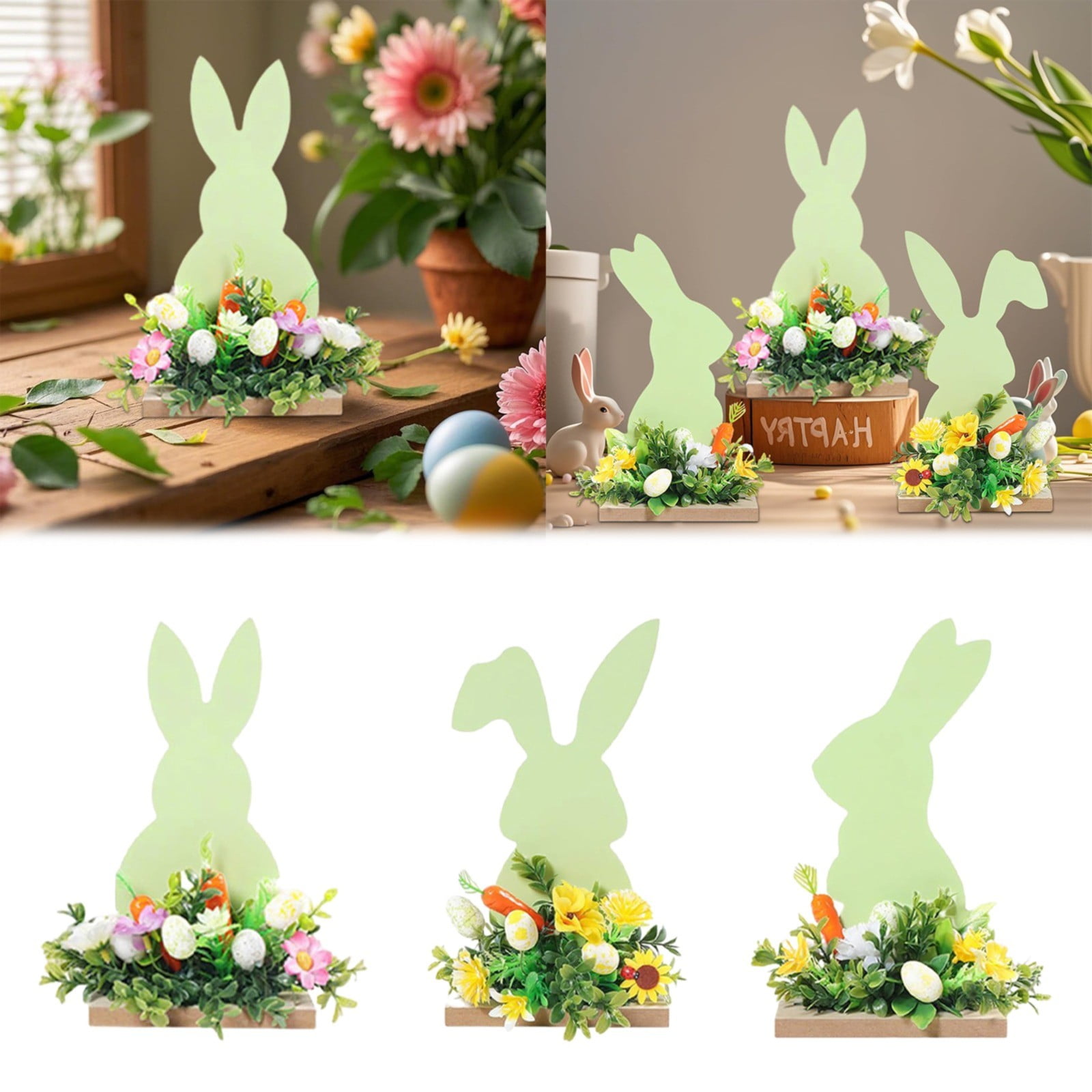 Desk Accessories Clearance! Wooden Decoration Pack of 3 Easter ...